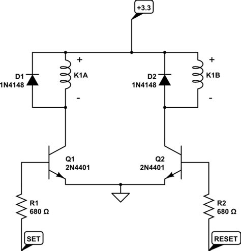 Wiring How To Use This Latching Relay To Simulate Button Press Electrical Engineering Stack