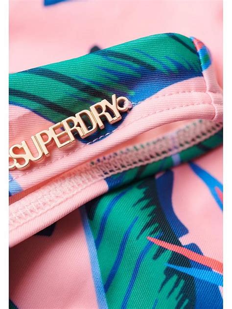 Superdry Tropical Cheeky Bikini Briefs Pink Very