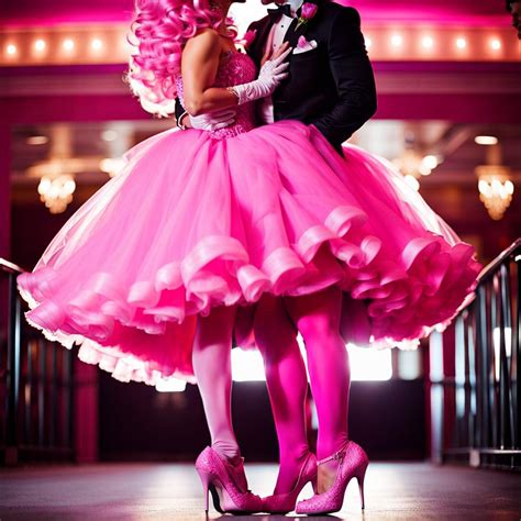 Pink Frilly Lacey Silky Dressed Drag Queens Kiss By Nickxxxx On Deviantart