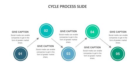 Cycle Process Slide Templates Biz Infograph