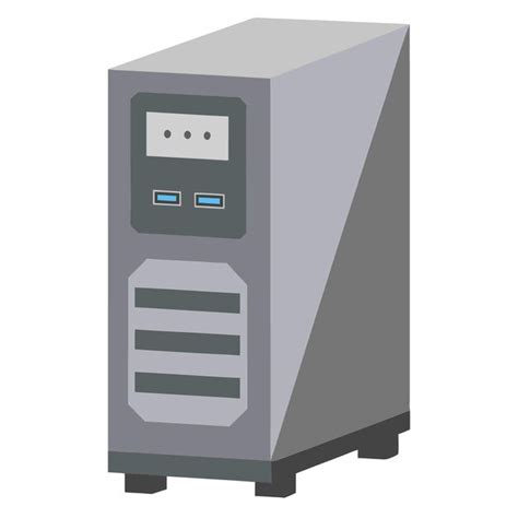 Componentes De Hardware De Computadora Partes Y Dispositivos Con Caja De Gabinete De Computadora