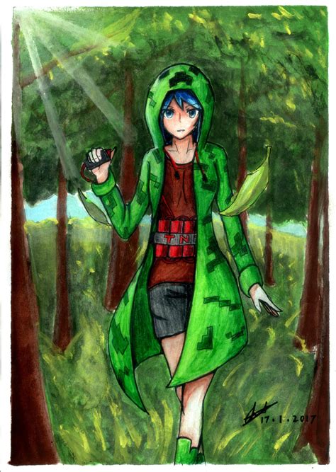 Minecraft Creeper [fanart] By Lay Z Arts On Deviantart