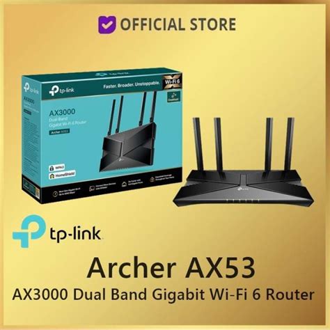 Promo Archer Ax Ax Dual Band Gigabit Wi Fi Router Ax