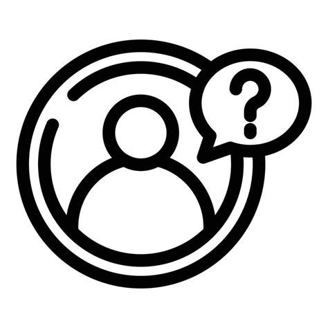 Anonymous Person Icon Outline Style 15887563 Vector Art At Vecteezy