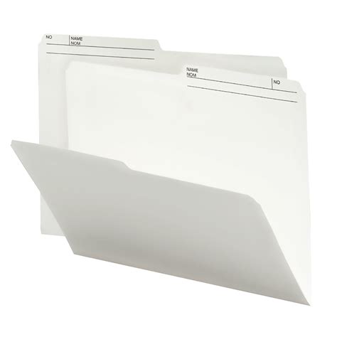 Smead Reversible File Folder 1 2 Cut Printed Right Tab Letter Size