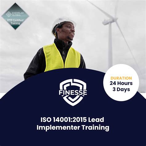 Iso 140012015 Certified Auditor Training Finesse Consults