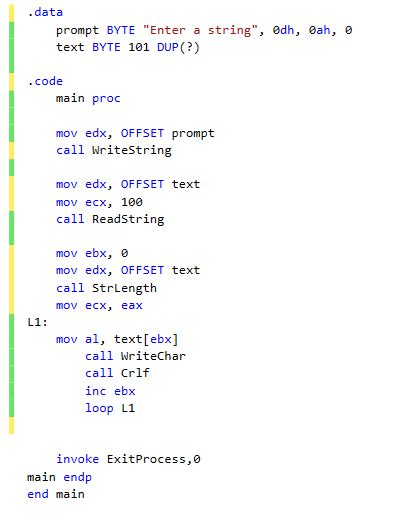Solved Data Prompt Byte Enter A String 0dh Oah 0 Text