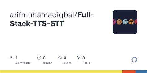 Github Arifmuhamadiqbalfull Stack Tts Stt
