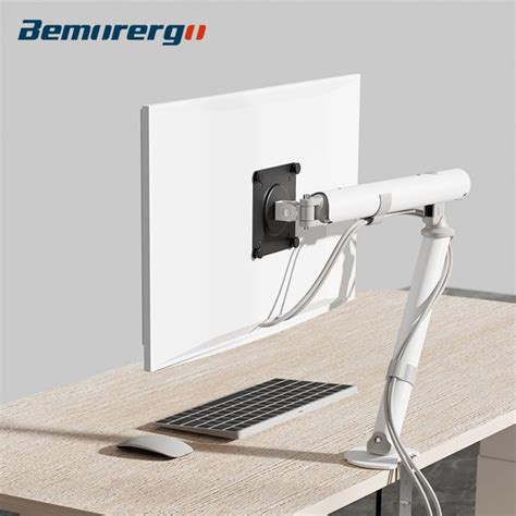 кронштейн для монитора настольный 13 43 дюймов подставка под монитор до 12 кг белый купить с