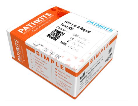 Hiv 1 And 2 Rapid Human Immunodeficiency Virus Test Kits Pathkits