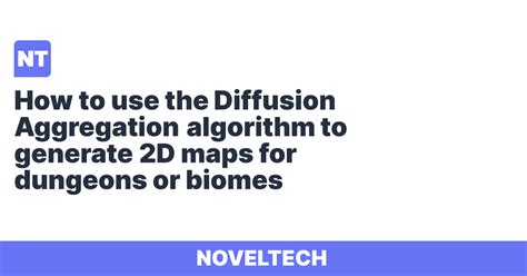How To Use The Diffusion Aggregation Algorithm To Generate 2d Maps For Dungeons Or Biomes