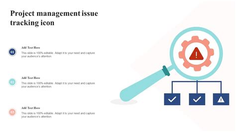 Project Management Issue Tracking Icon Ppt Presentation