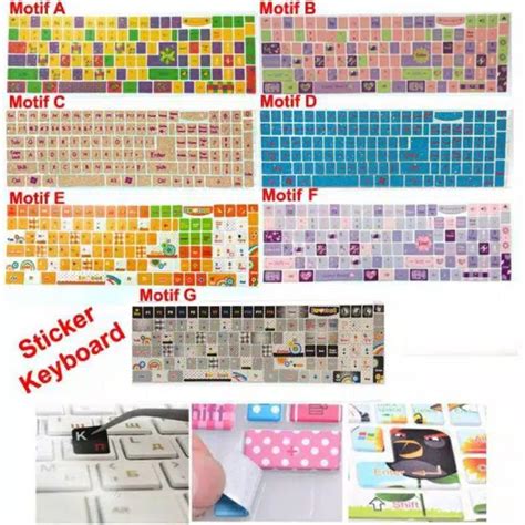 Jual Stiker Sticker Keyboard Laptop Komputer Indonesia Shopee Indonesia
