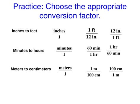 Parts Of A Conversion Factor At Amy Kates Blog