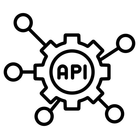API Integration Icon Line Vector Illustration Vector Art At Vecteezy
