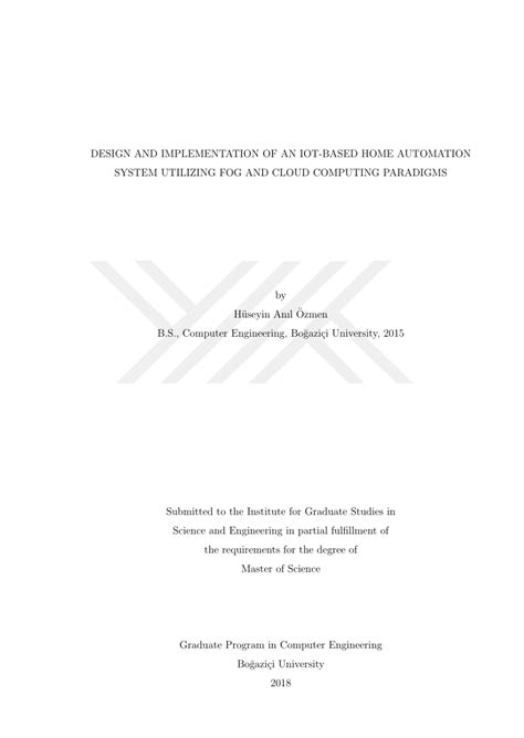 PDF Design And Implementation Of An Iot Based Home Automation System