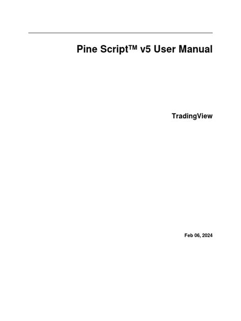 Pine Script V5 User Manual Pdf Matrix Mathematics Computer Engineering