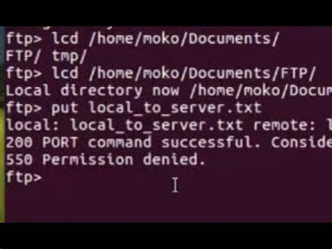 How To Fix FTP Server Ubuntu Permission Denied Cannot Put File To Server YouTube