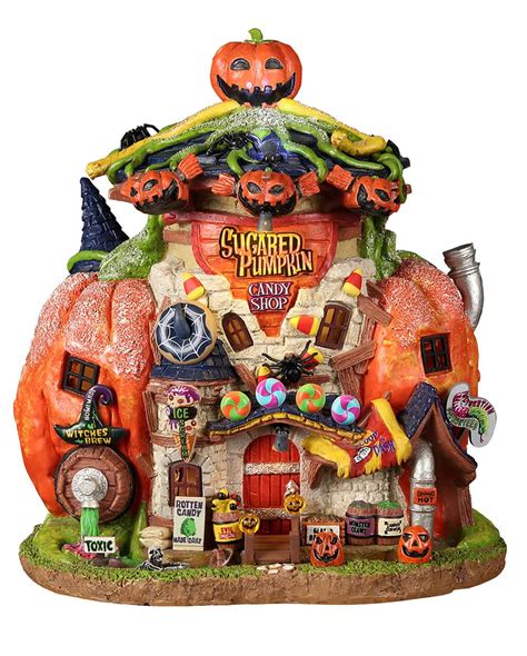 Lemax Spooky Town Sugared Pumpkin Candy Shop Horror
