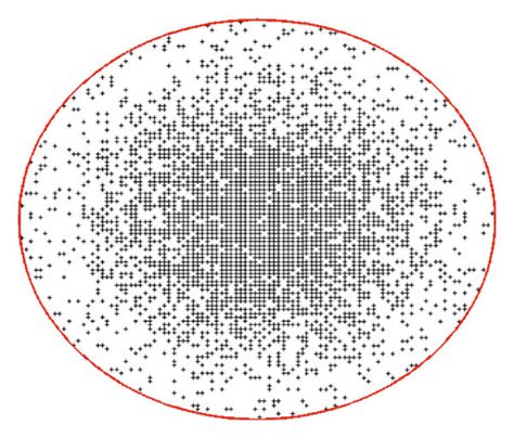 A Thinned Circular Aperture Array Having A Diameter Of 50λ And Based On
