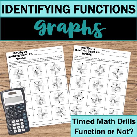 Identifying Functions Timed Math Drills For Fluency Sprints Editable Light Bulb Moments In