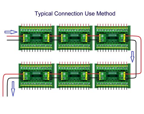 Screw Mount 30a 300v 2x12 Position Terminal Block Distribution Module