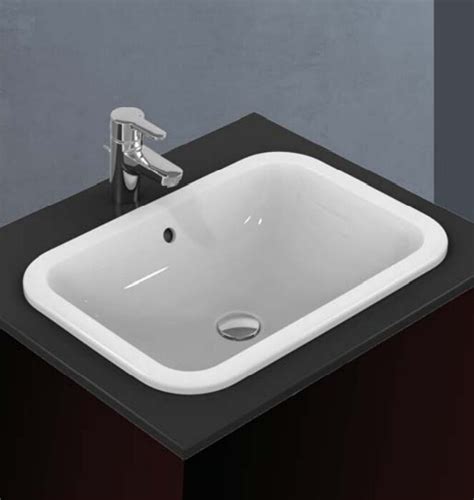 حوض كونترتوب مستطيل كونكت 5841سم ابيض من ايديال ستاندرد