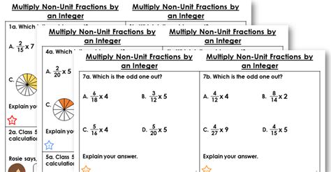 Year 5 Multiply Non Unit Fractions By An Integer Lesson Classroom