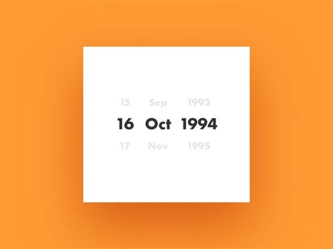 Date Picker Daily Ui Mobile App Design Inspiration Date Picker Ui App Design Inspiration