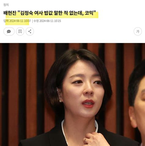 배현진 뭔가 이상한데 정치 시사 에펨코리아