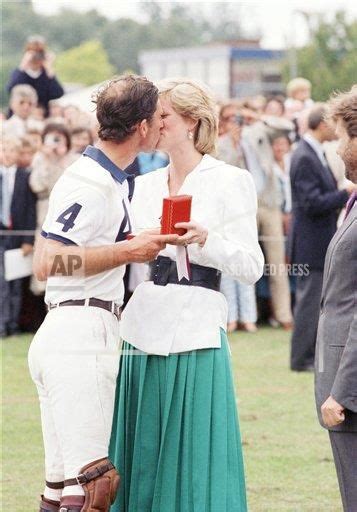 July 27 1986 Princess Diana Kisses Prince Charles As She Presented