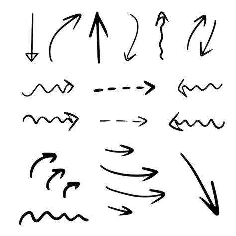 Premium Vector Set Of Different Colorful Pointers