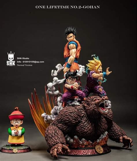 Ready Stock Shk Dragon Ball Z Statue Son Gohan Evolution Hobbies