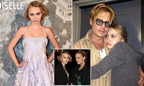 Johnny Depp Says Daughter Lily Rose Is Growing Up Fast And Worries About Her Daily Mail Online