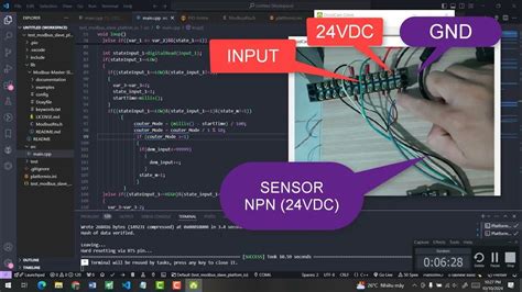 Esp32 Connect Hmi Mitsubishi Modbus Rtu Comunication Rs232 Youtube