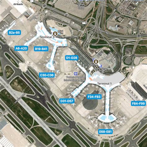 Navigating The Hub A Comprehensive Guide To Toronto Pearson International Airport Yyz Map
