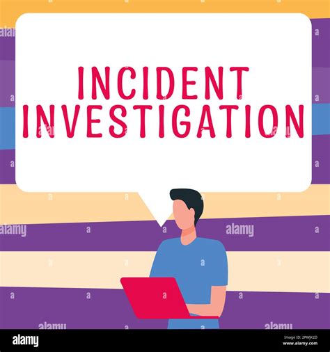 Text Caption Presenting Incident Investigation Word Written On