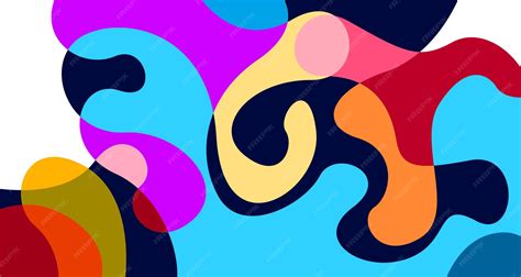 Premium Vector Abstract Liquid Shape Fluid Geometric Design Isolated Gradient Waves With