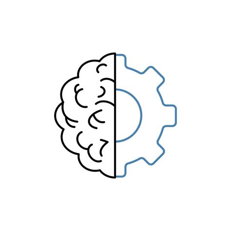 Learning Concept Line Icon Simple Element Illustration Learning