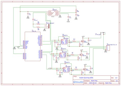 Audio Syncing LED Platform For Creating And Sharing Projects OSHWLab