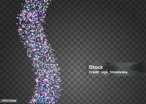 홀로그램 효과 3d 고립 된 폭발 디지털 디자인 파티 배경입니다 보라색 행복 색종이 눈부심 개념 떨어지는 깃발 투명 버스트 파란색 홀로그램 효과 겨울에 대한 스톡 벡터 아트