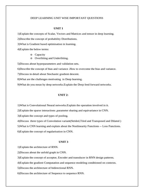 Dl Unit Wise Important Questions Pdf