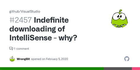 Indefinite Downloading Of Intellisense Why · Issue 2457 · Github