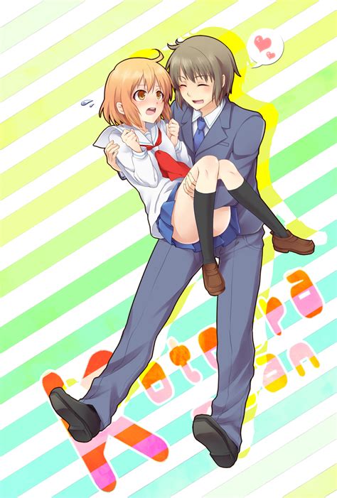Safebooru 1boy 1girl Black Hair Blazer Blush Carrying Couple Highres