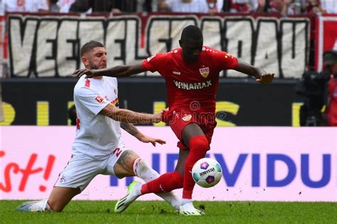 The Football Match Of Bundesliga 1fc Koeln Vs Vfb Stuttgart At Rhein