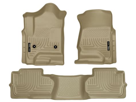Husky Liners Weatherbeater Front And Second Seat Floor Liners 3 Piece