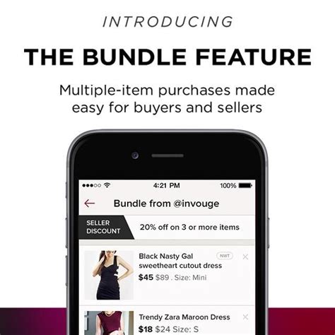 App Update Introducing The Bundle Feature Bundles Things To Sell Poshmark