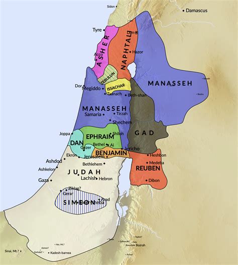 Old Testament Bible Maps