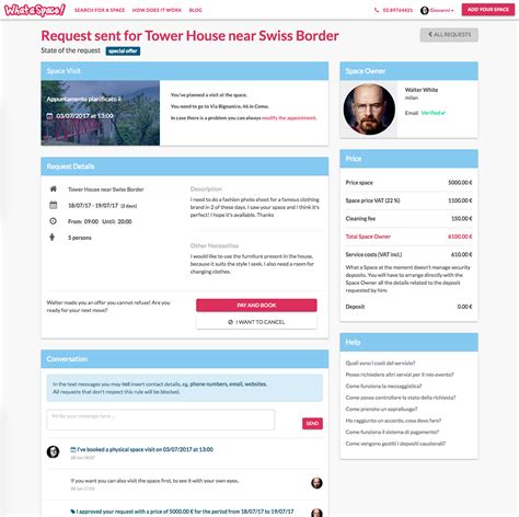 UX UI Design What A Space Booking On Behance