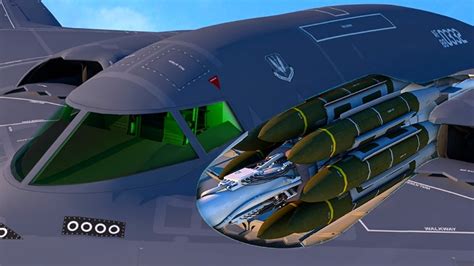 3d Animation Inside B 2 Spirit Bomb Bay